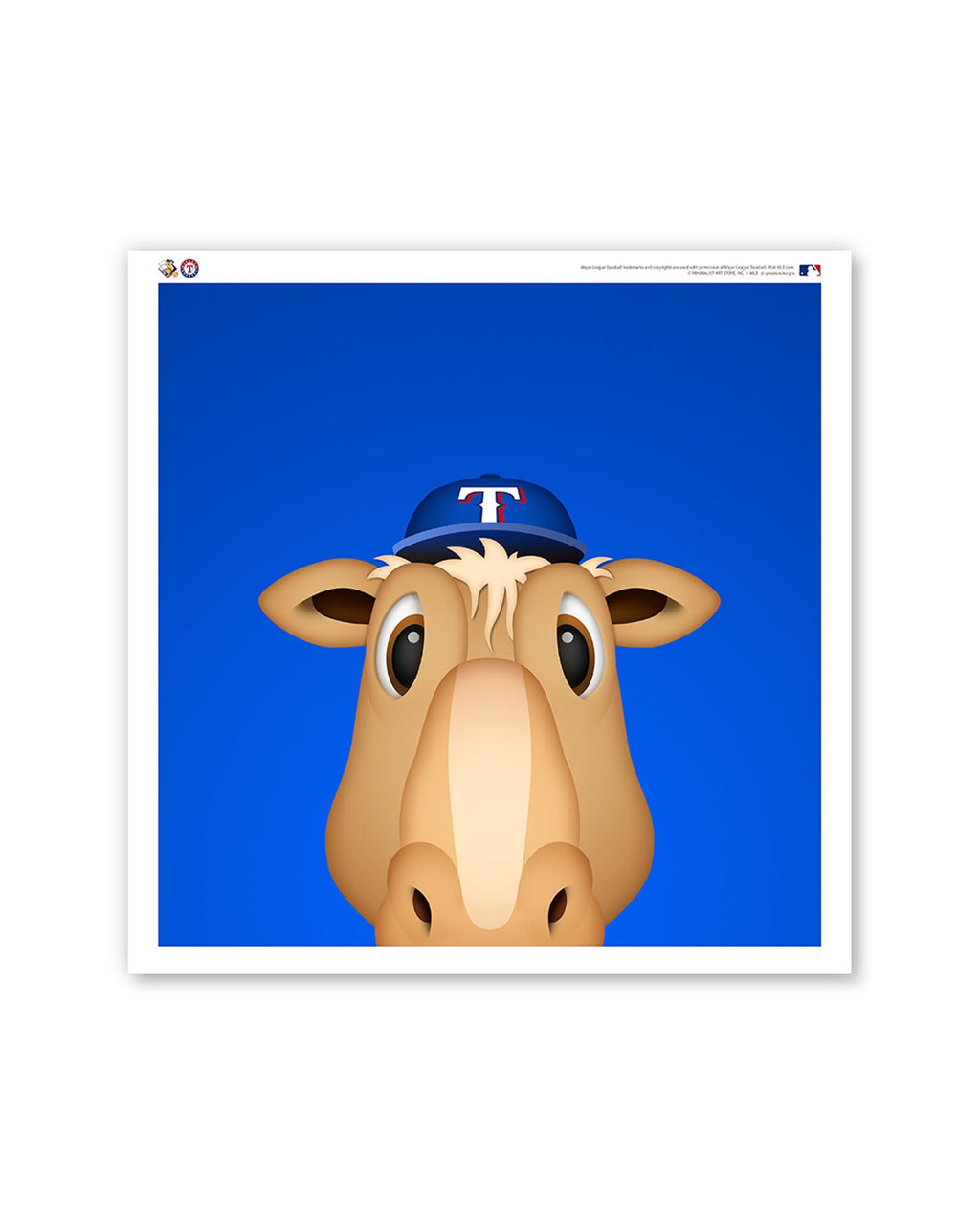 Minimalist Ranger Captain Texas Rangers - S. Preston – S. Preston Art ...
